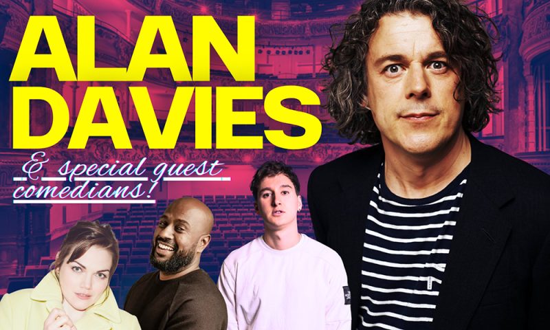 Alan Davies and Support at the Theatre Royal, Portsmouth